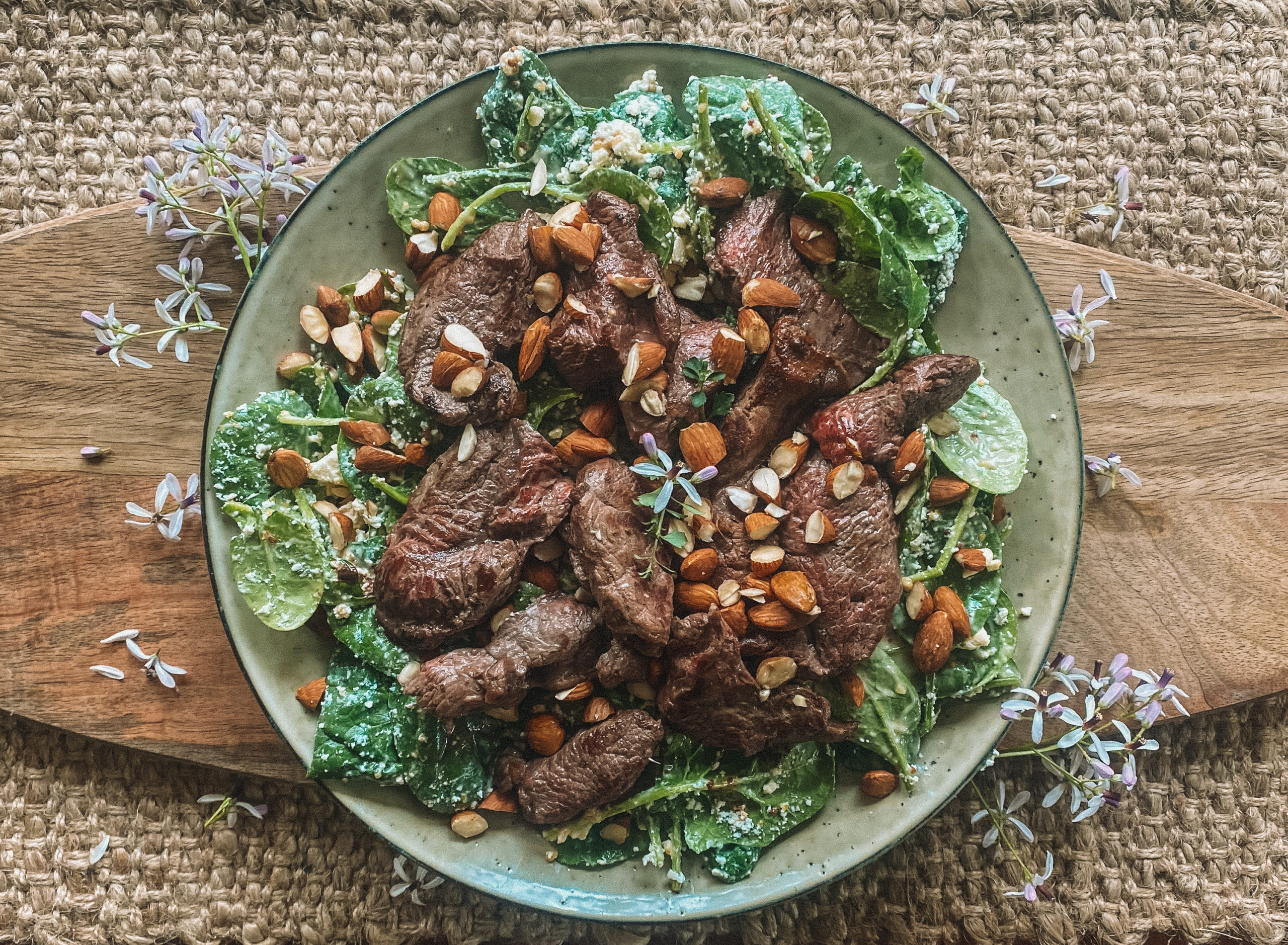 Kangaroo Steak Salad Recipe - Tabi May Life
